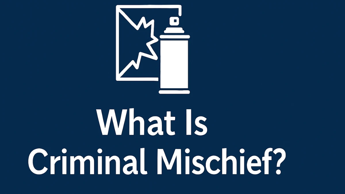 What Is Criminal Mischief? Laws, Charges, Examples & Penalties - Felon ...