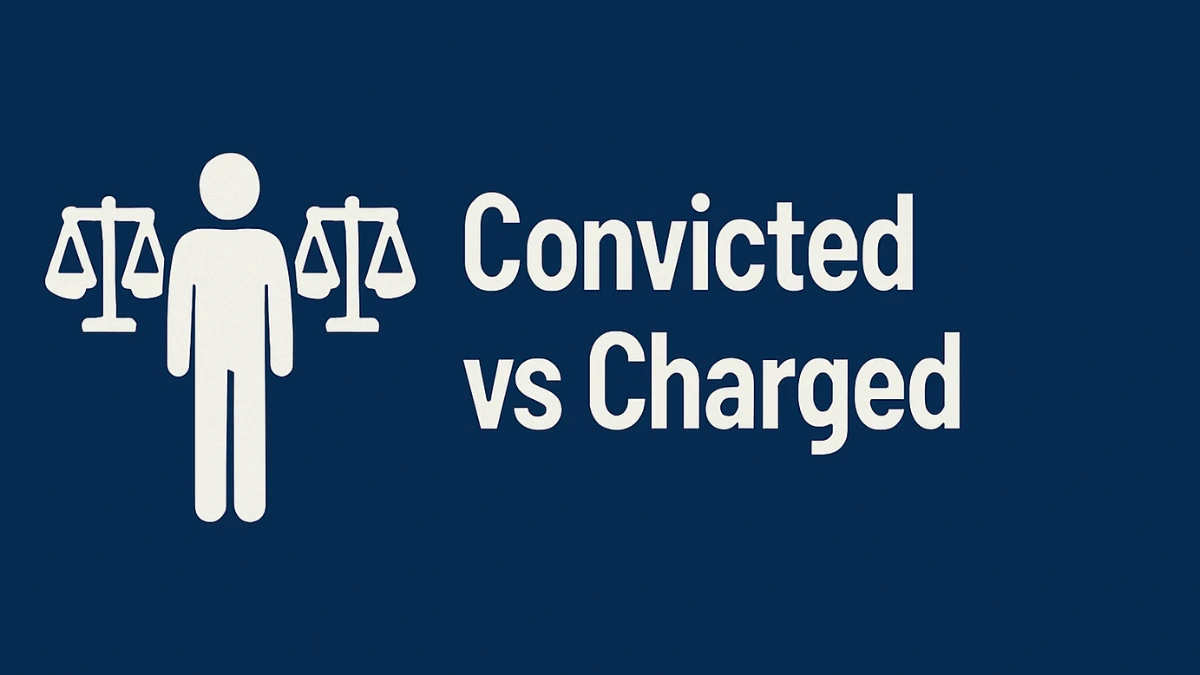 Convicted vs Charged – Legal Definitions, Differences & Implications ...