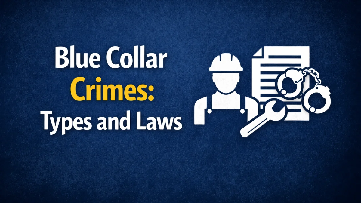 Blue-Collar Crime: Definition, Examples, Causes, Laws & Prevention ...