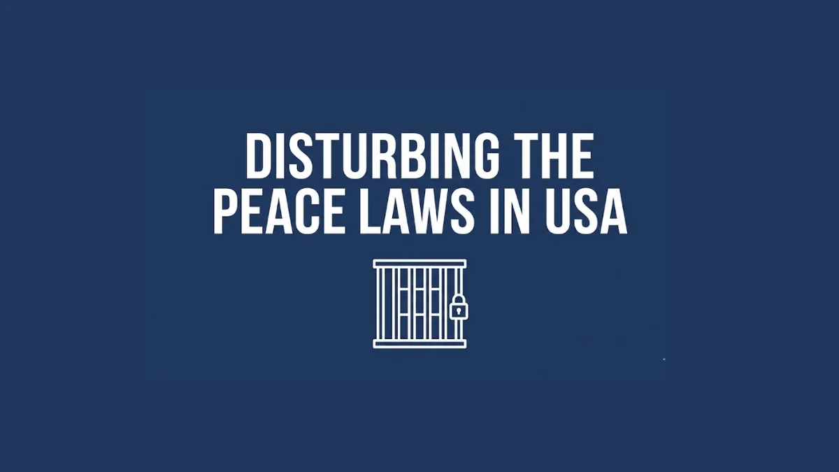 Disturbing the Peace Laws: Definition, Charges, Punishment & Jail Time ...