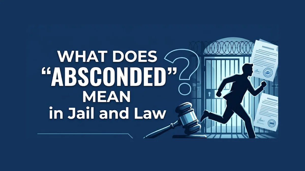 What Does Absconded Mean in Jail and Law - Felon Friendly